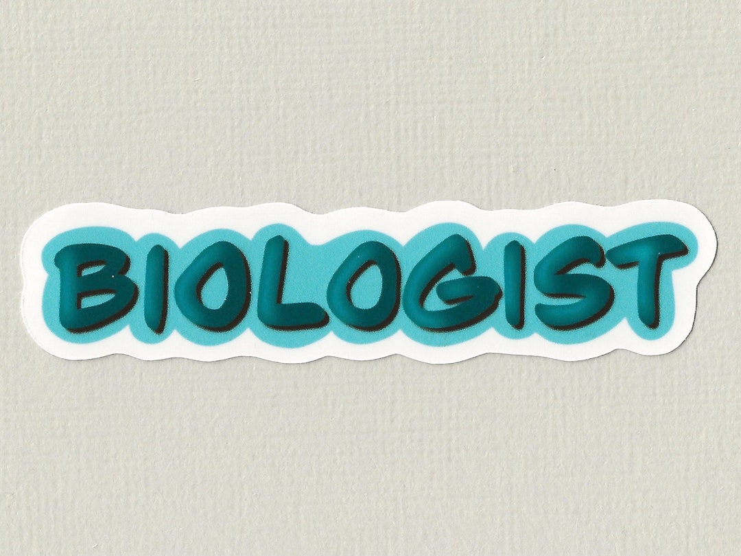 Biologist Sticker - Etsy