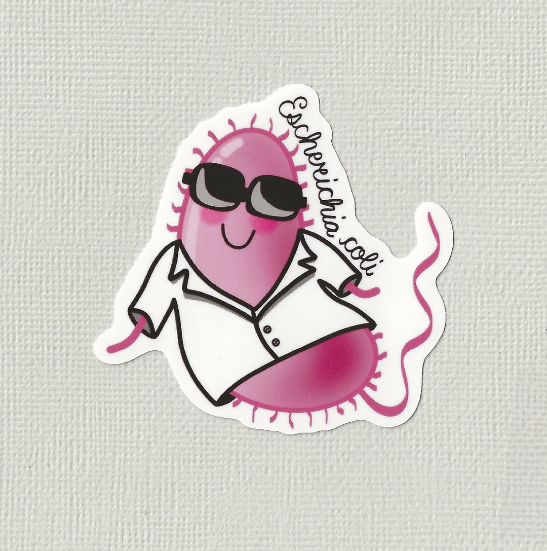 E. Coli Sticker - Etsy