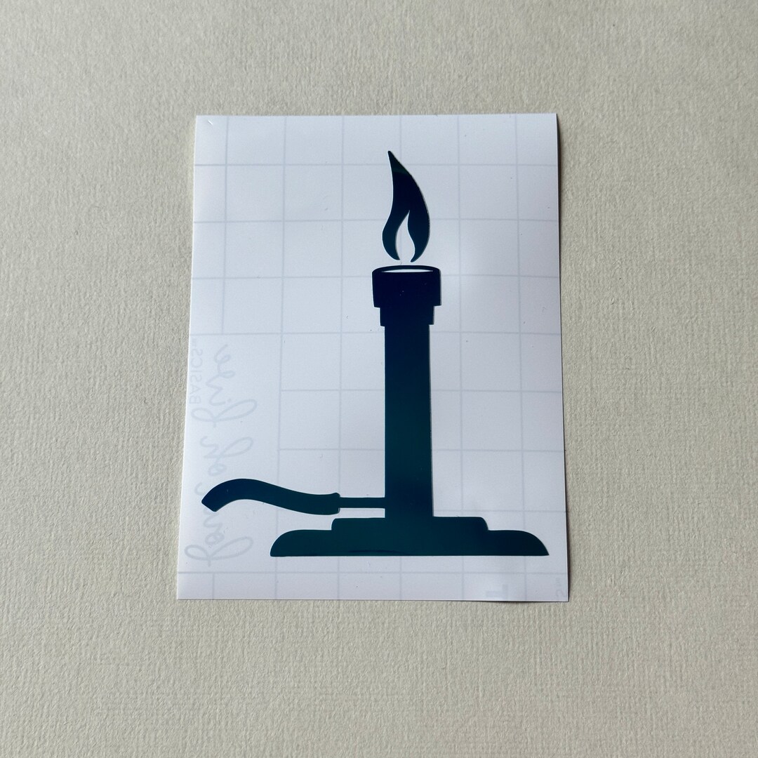 Bunsen Burner Vinyl Decal - Etsy