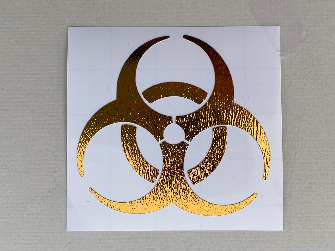 Biohazard Vinyl Decal - Etsy