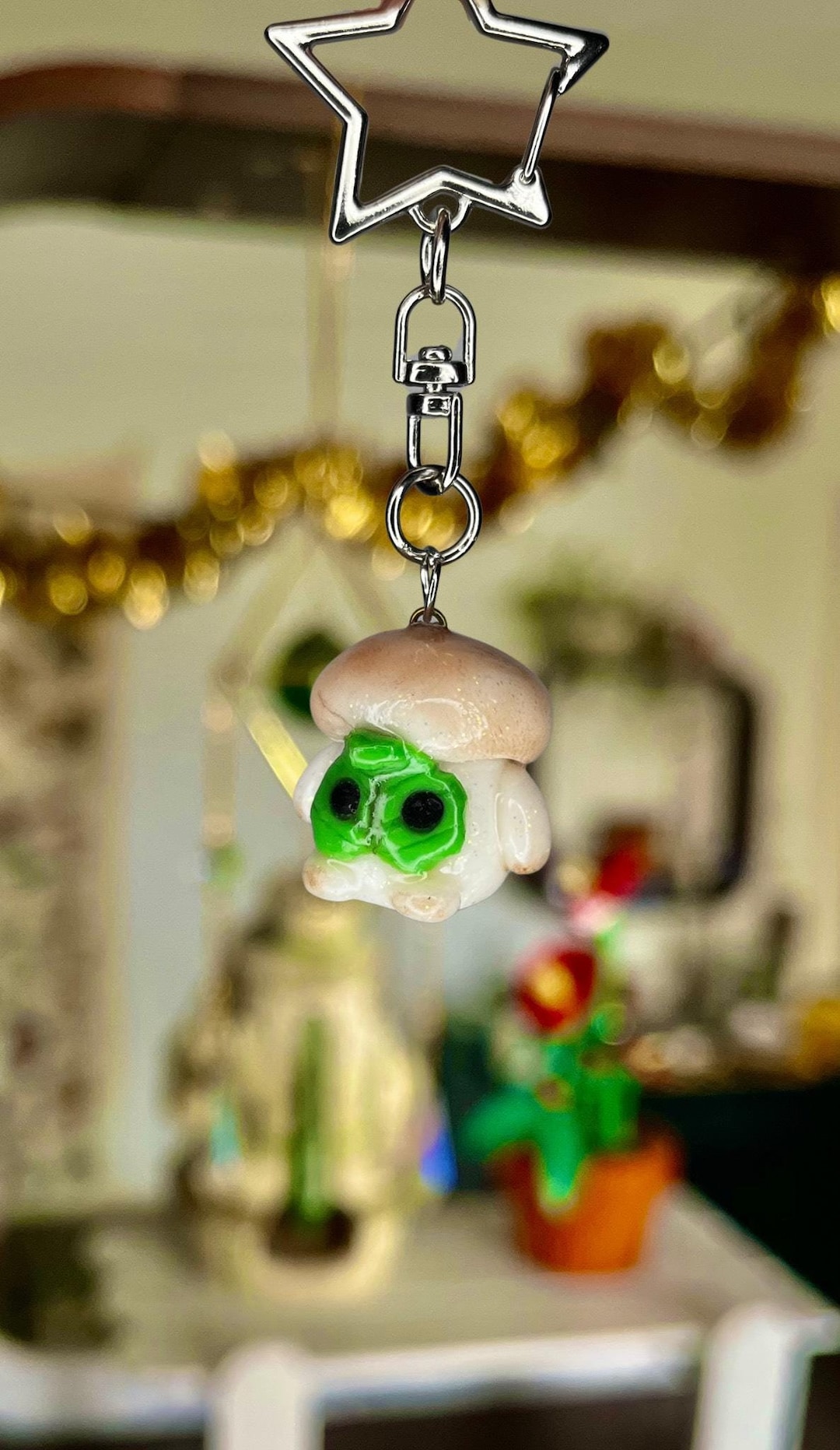 Cute Keychains Adorable Mushroom, Plant, Adorable Charms, Nature ...