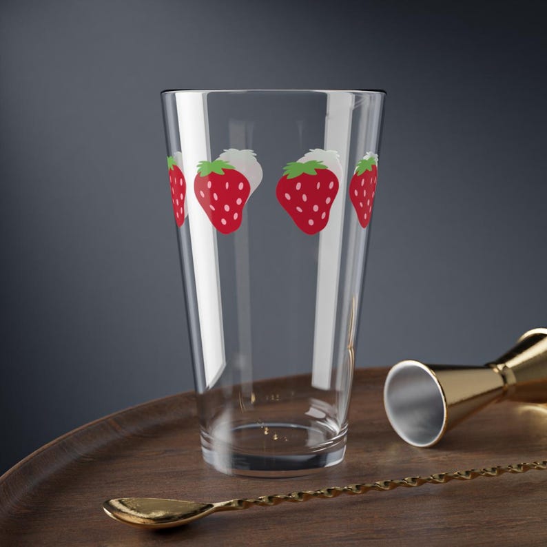 Glass, Strawberry Nana Anime Mixing Glass 16oz - Unique Gift, Kitchen ...