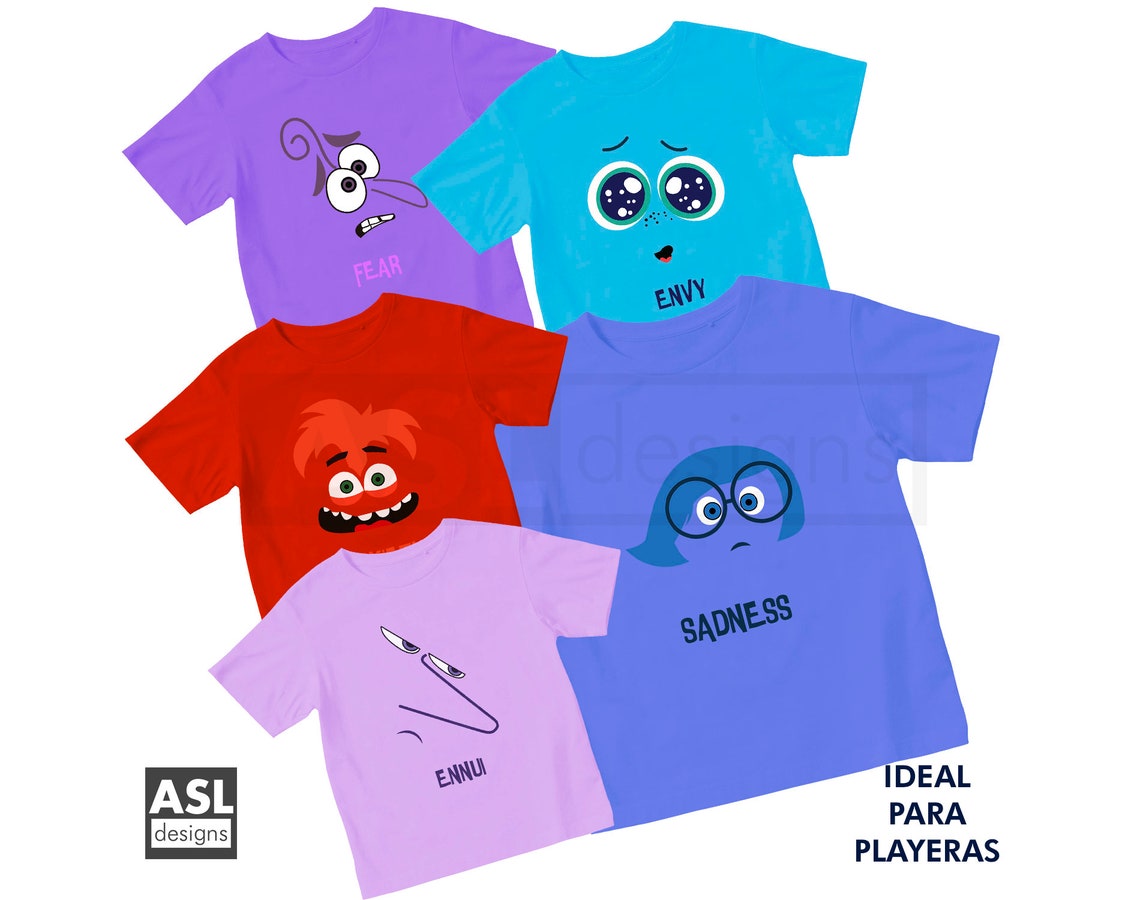 Inside Out Characters PNG, Inside Out Faces Pdf, Inside Out Vector ...
