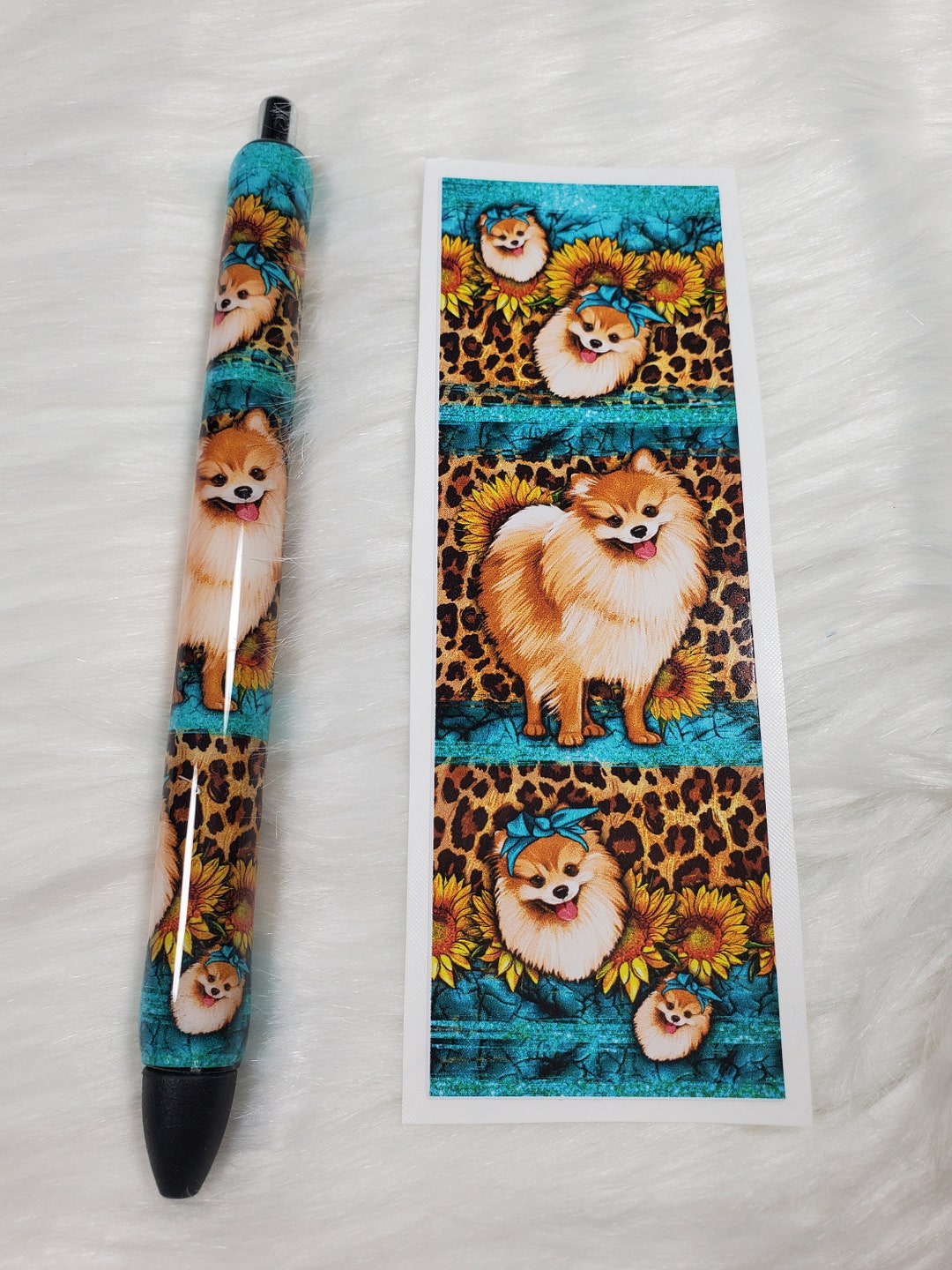 Pomeranian Gel Pen/pom Pom Pen/dog Pen/papermate Inkjoy Gel - Etsy