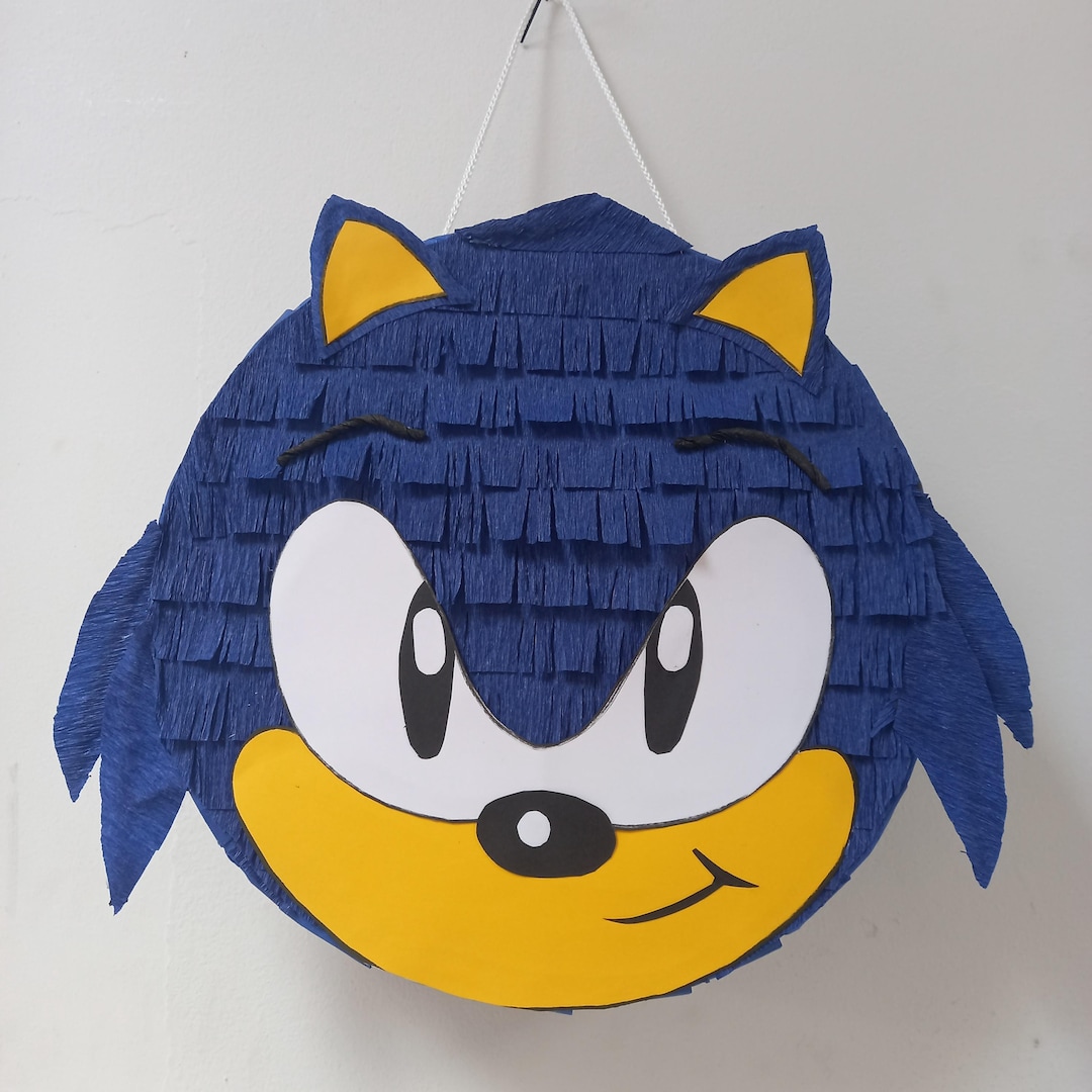 Sonic Pinata, Size 30cm With Stick Pinata Included. - Etsy