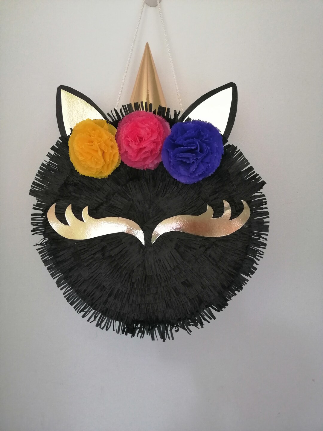 Circle Pinata Themed Unicorn Size 30cm With Stick Pinata Included - Etsy