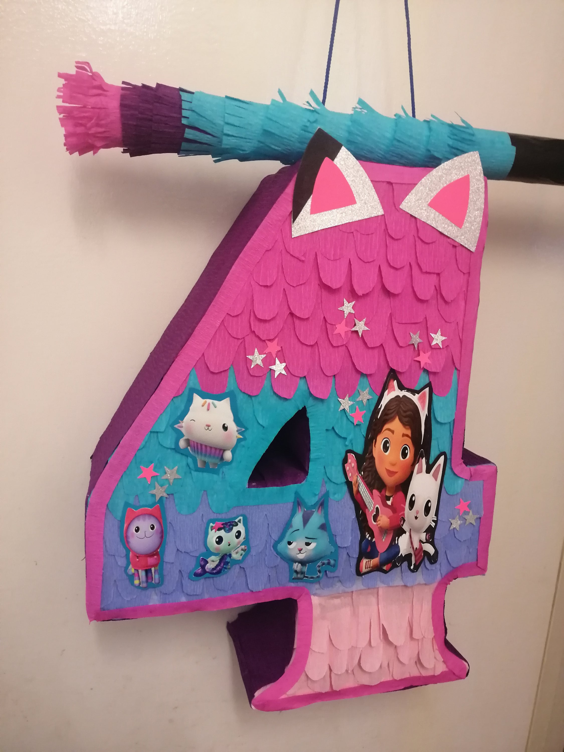Gabby House Number 4 Pinata - Etsy