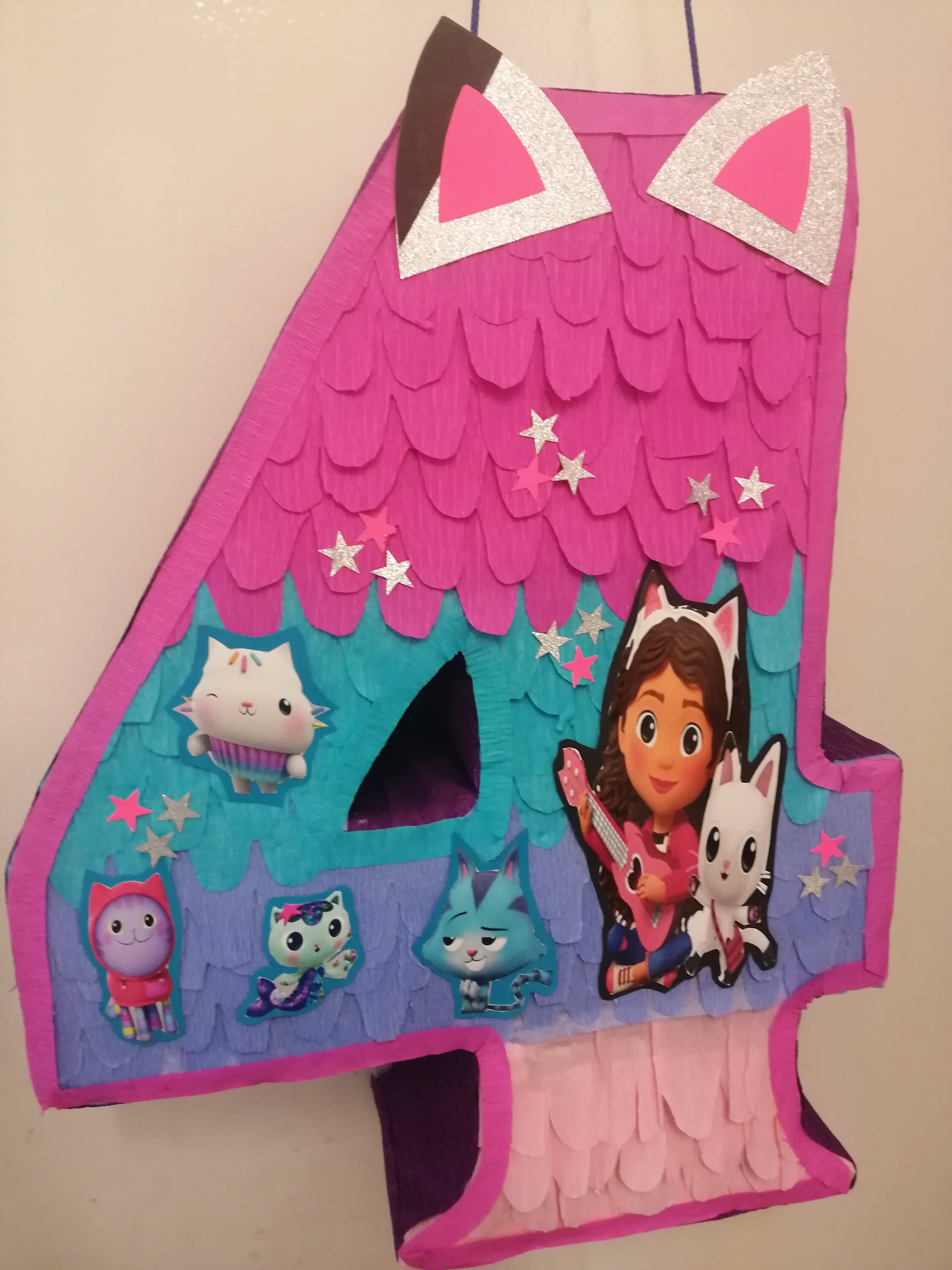 Gabby House Number 4 Pinata - Etsy