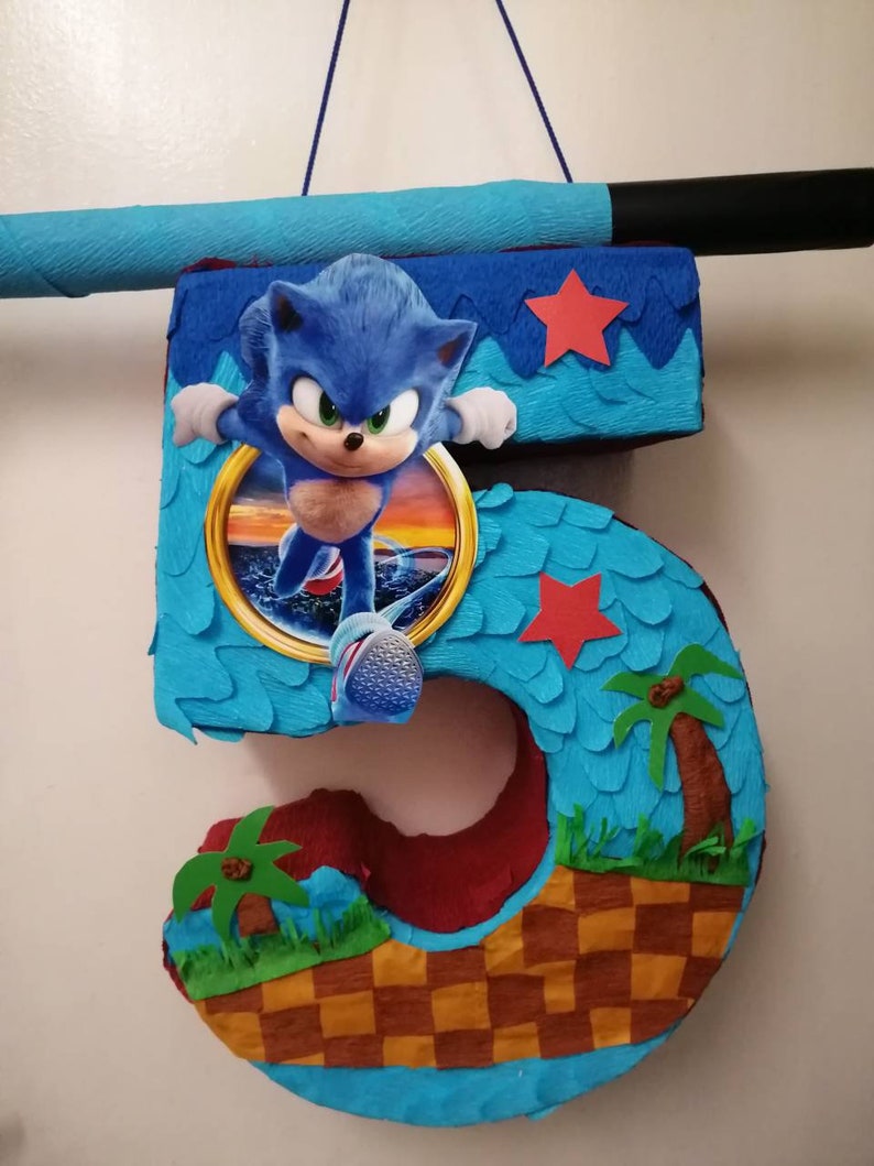 Hedgehog Number 5 Pinata With Stick Pinata Included. (don't Postage to ...