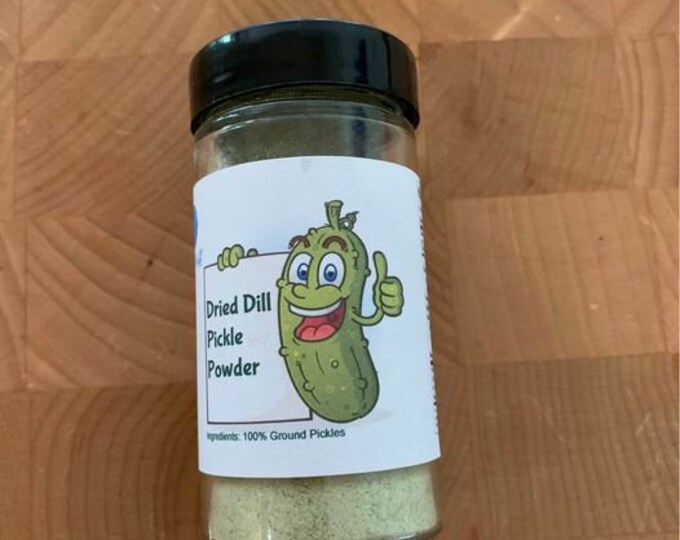 Dried Pickle Powder 2oz in a Glass Shaker Jar - Etsy