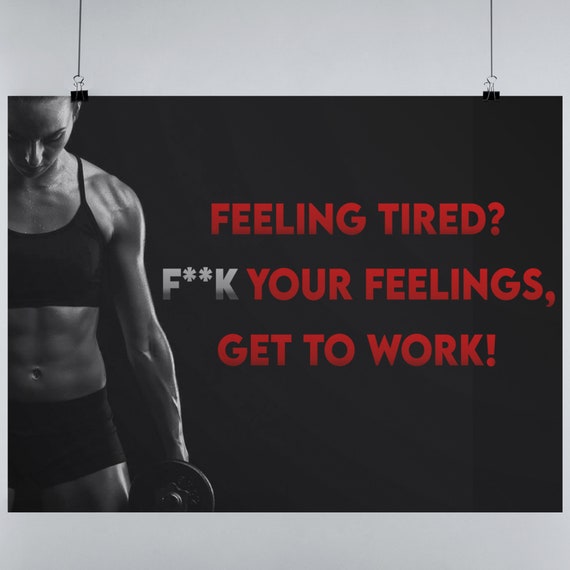 Fitness Motivational Posters For Women