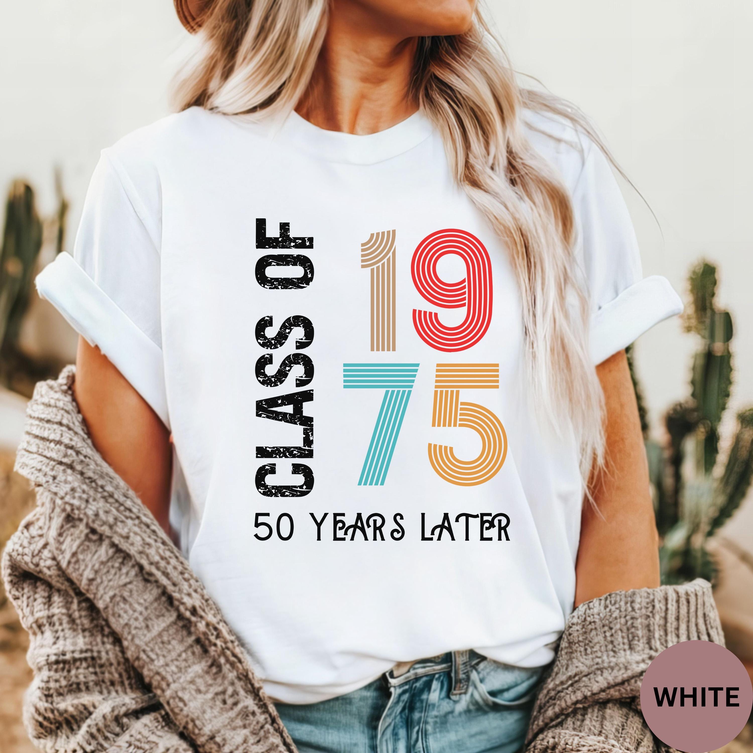 Personalized 50th Class Reunion Shirt Gift, Class of 1975 Group ...