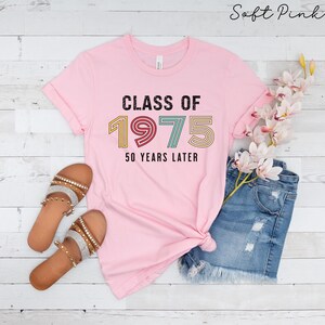 Personalized 50th Class Reunion Shirt, Class of 1975 Group Matching ...