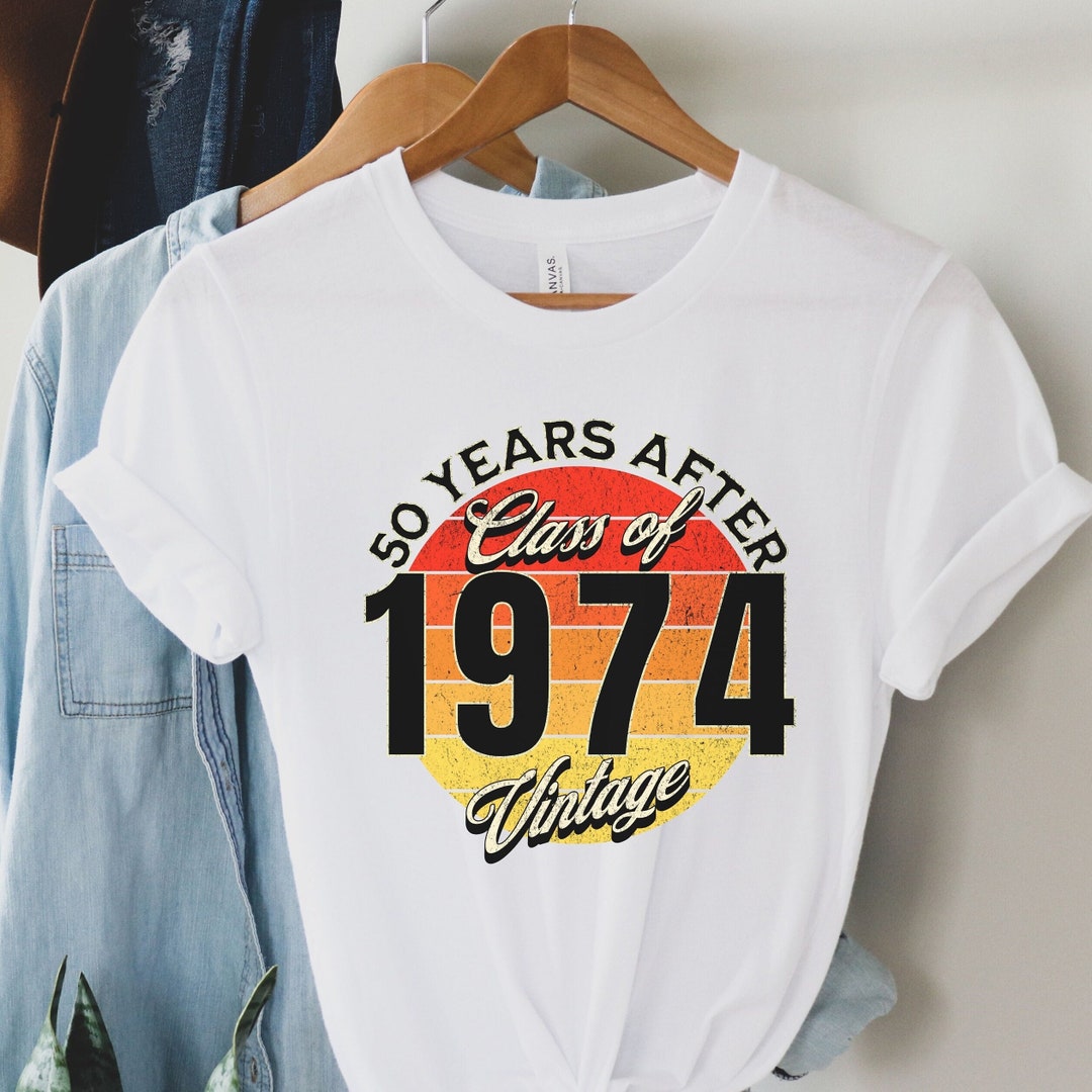 Personalized 50th Class Reunion Shirt Gift, Class of 1974 Group ...