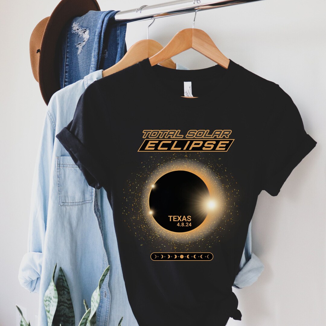 Custom Total Solar Eclipse April 2024 Shirt, America Totality Eclipse ...