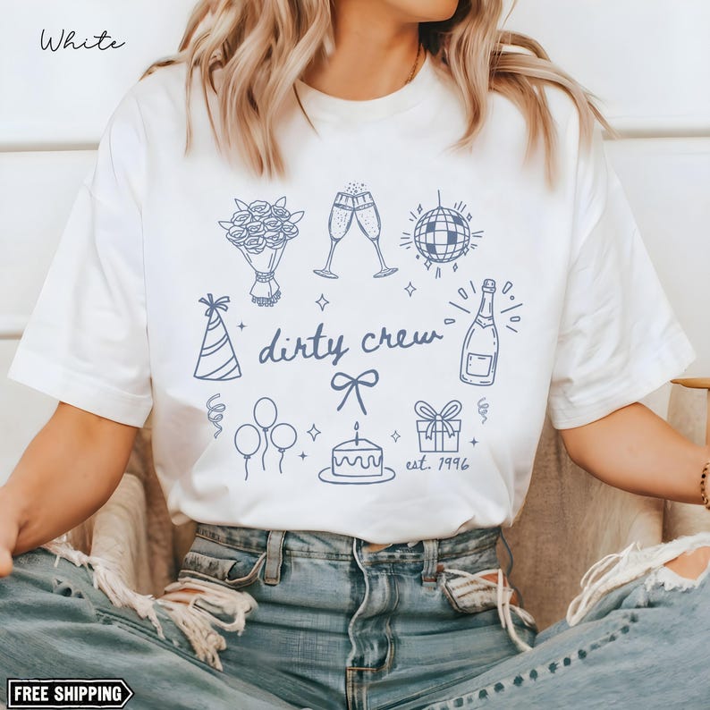 Dirty 30 Comfort Colors Shirt Personalized , Custom Milestone Birthday ...