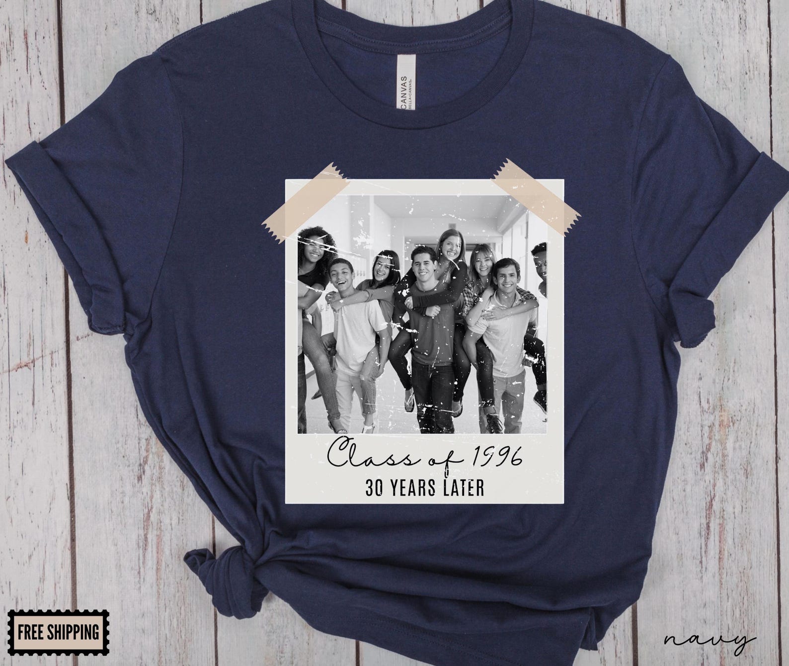 50th Class Reunion Shirt Personalized With Photo, Class of 1976 Group ...