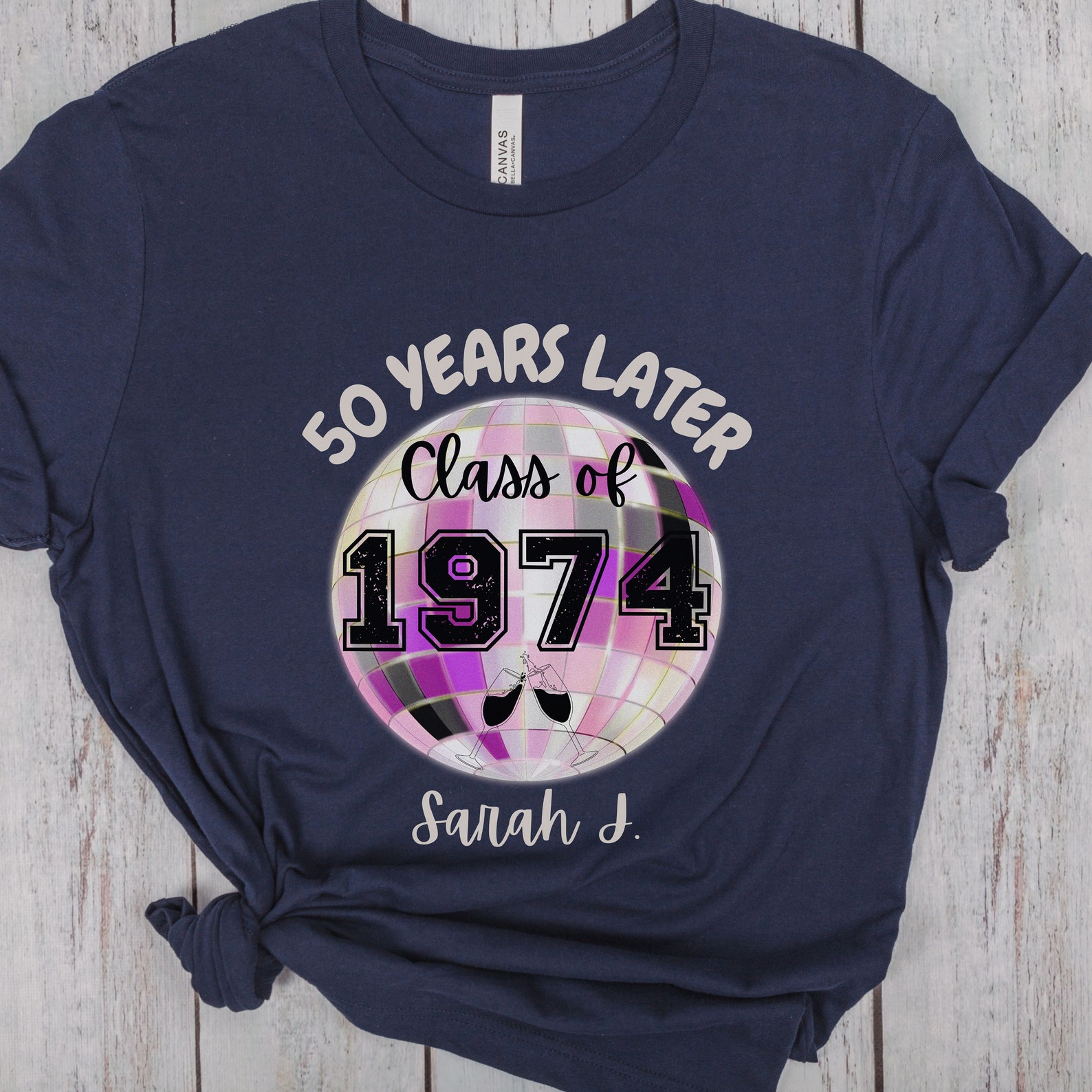 Personalized 50th Class Reunion Shirt Gift, Class of 1974 Group ...