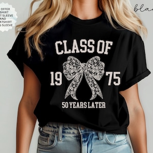 Personalized 50th Class Reunion Sweatshirt, Class of 1975 Group ...