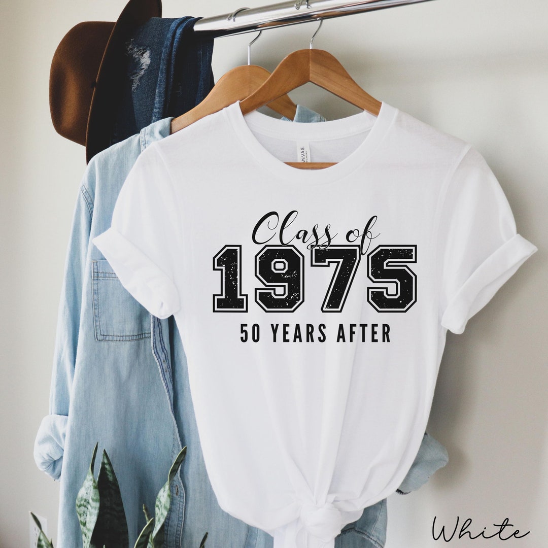 Personalized 50th Class Reunion Shirt, Class of 1975 Group Matching ...