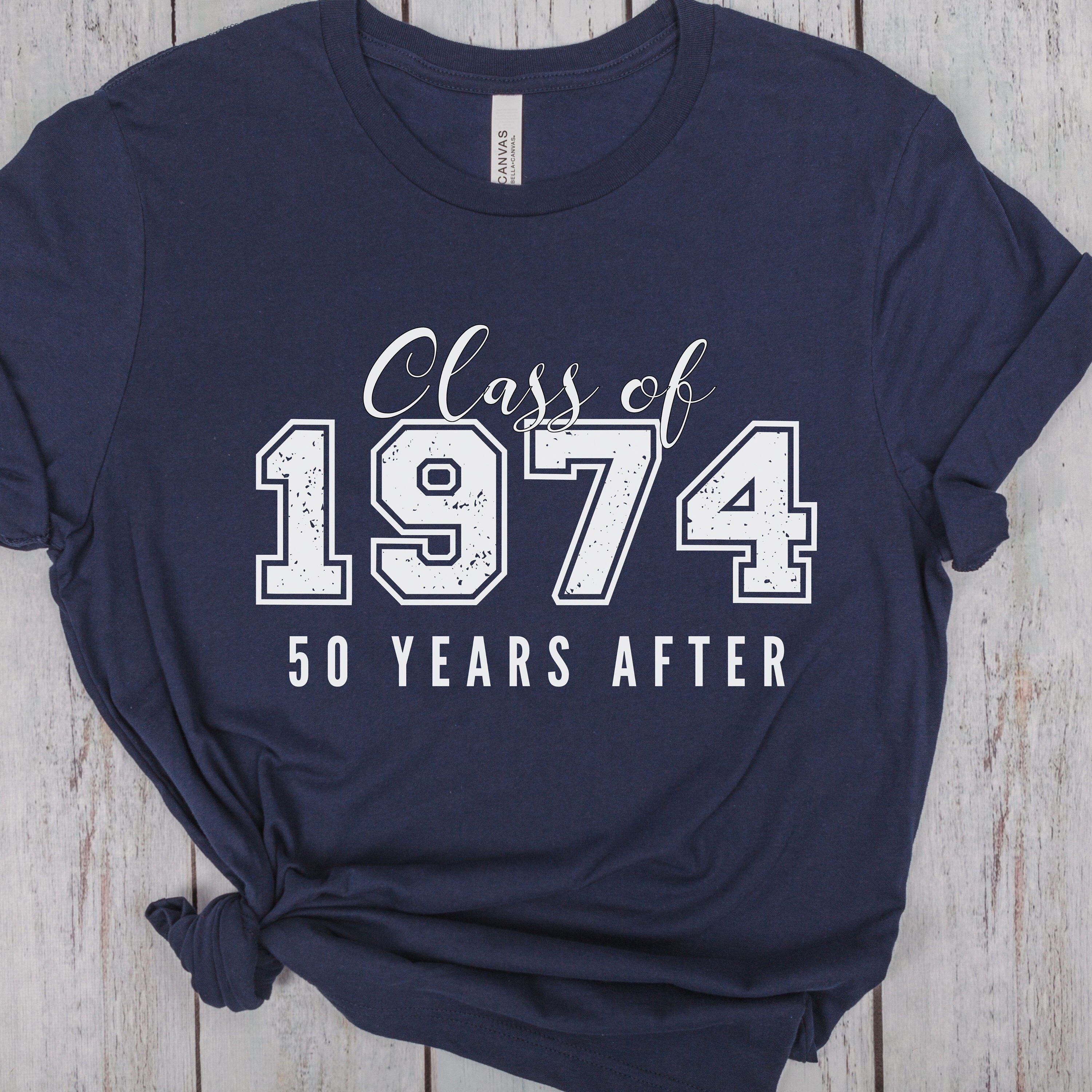 Personalized 50th Class Reunion Shirt Gift, Class of 1974 Group ...