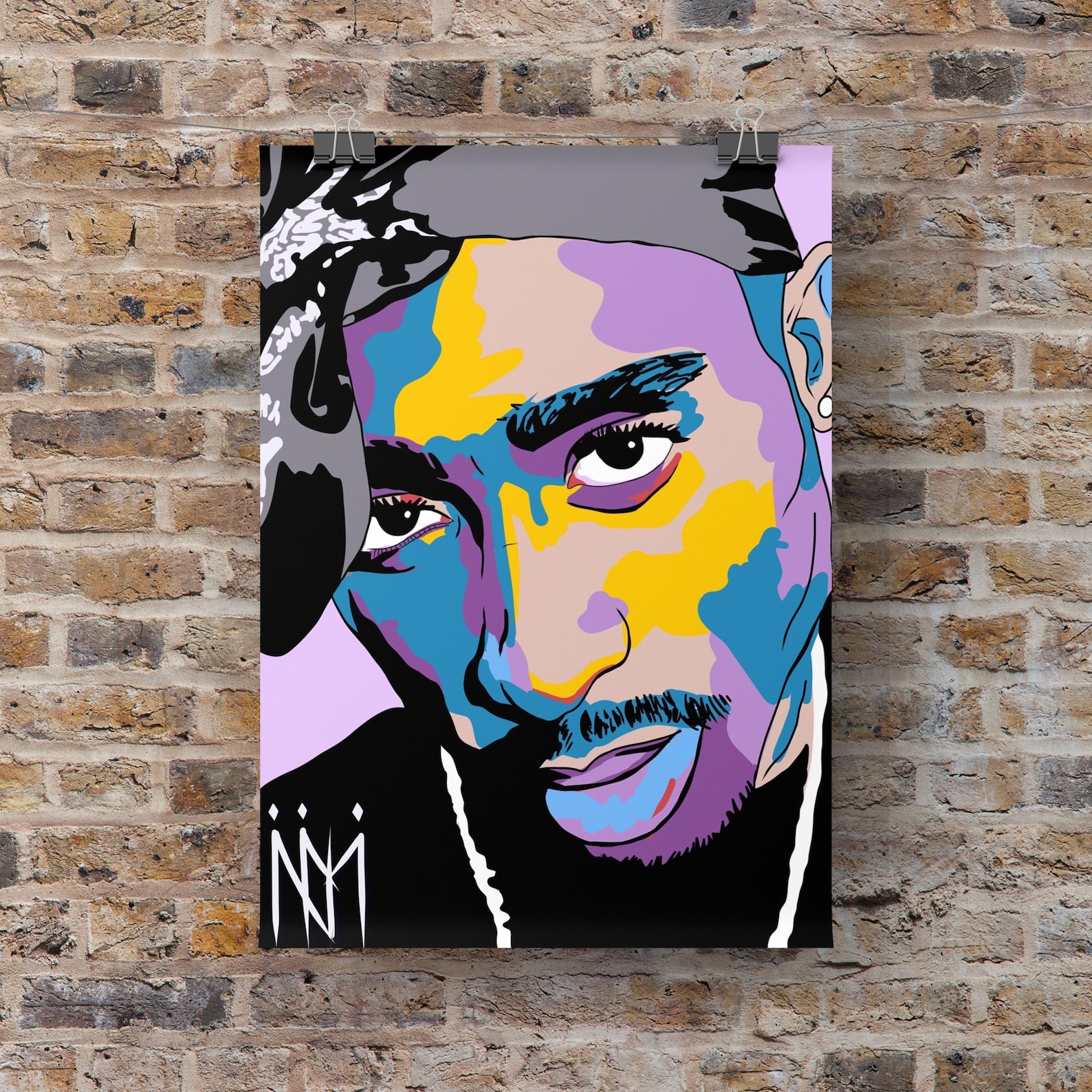 Tupac Print - Etsy