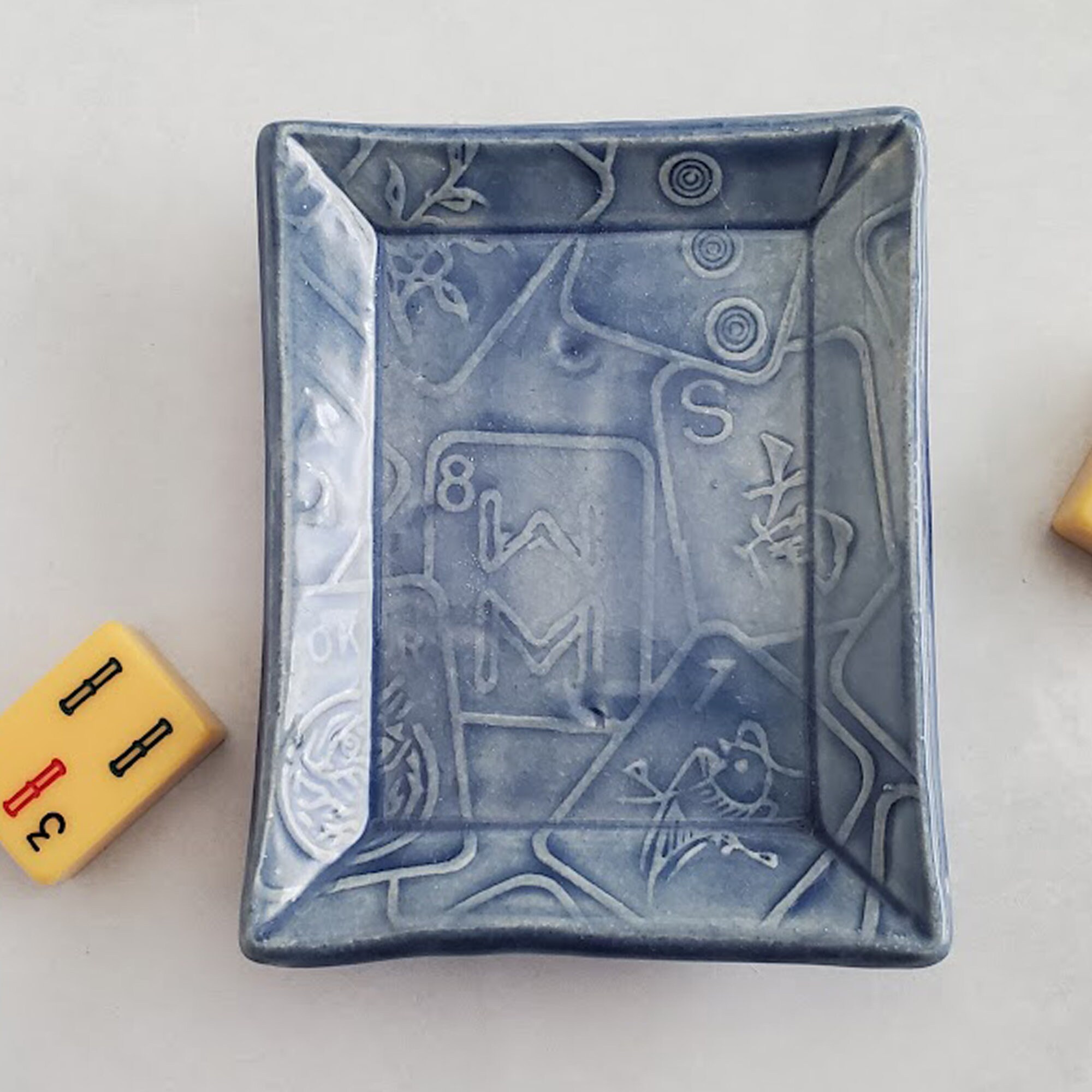 Mahjong Plates Small, Mahjong Gift, Mahjong Hostess Gift - Etsy