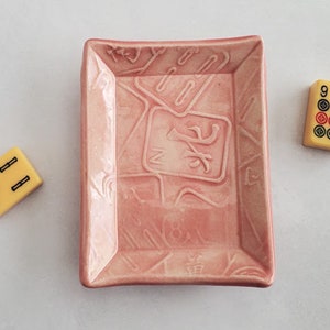 Mahjong Plates Small, Mahjong Gift, Mahjong Hostess Gift - Etsy