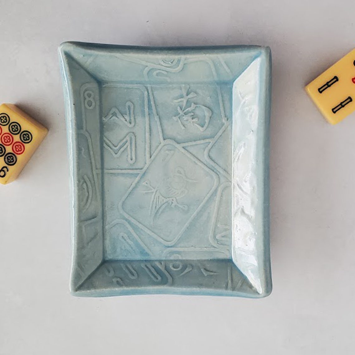 Mahjong Plates Small, Mahjong Gift, Mahjong Hostess Gift - Etsy