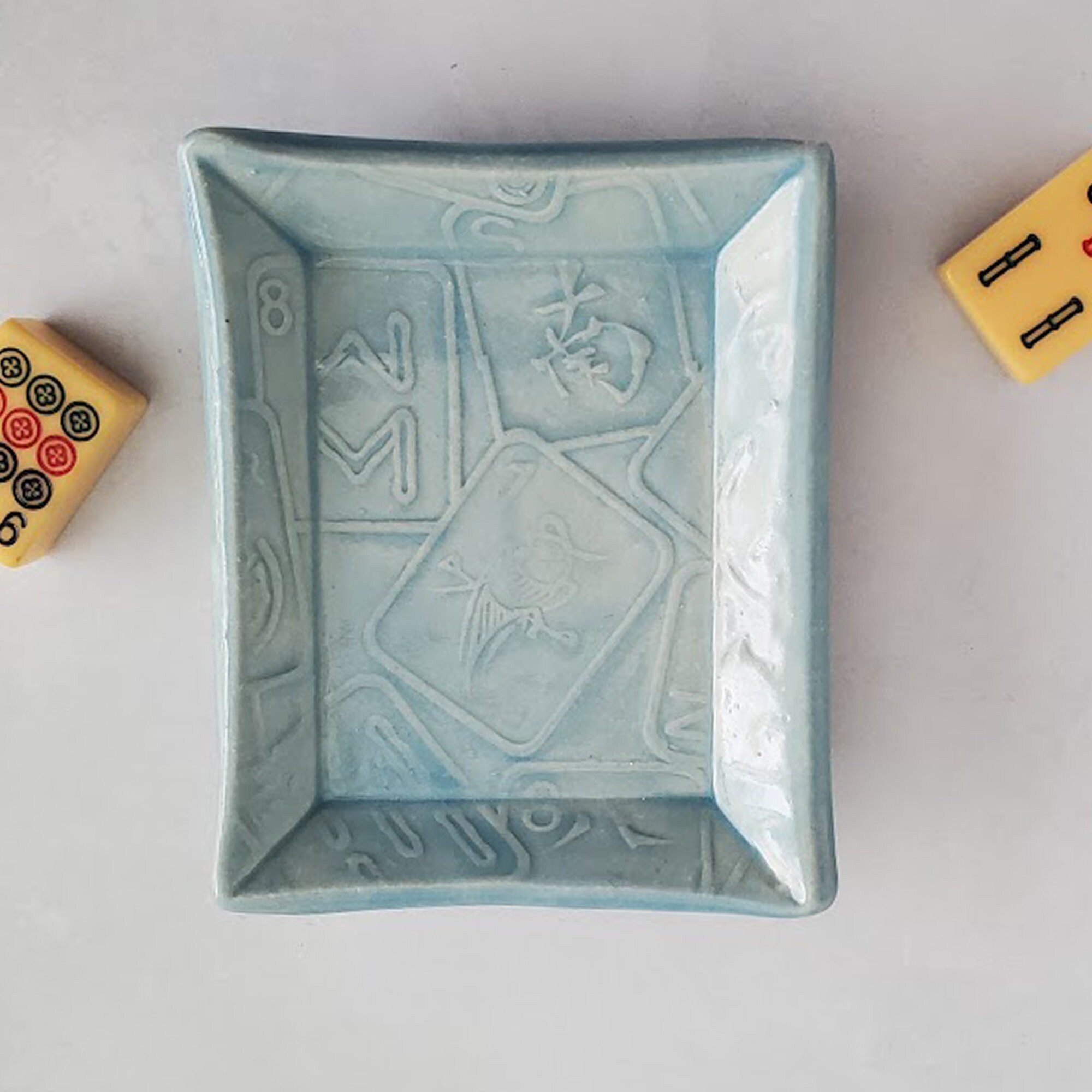 Mahjong Plates Small, Mahjong Gift, Mahjong Hostess Gift - Etsy