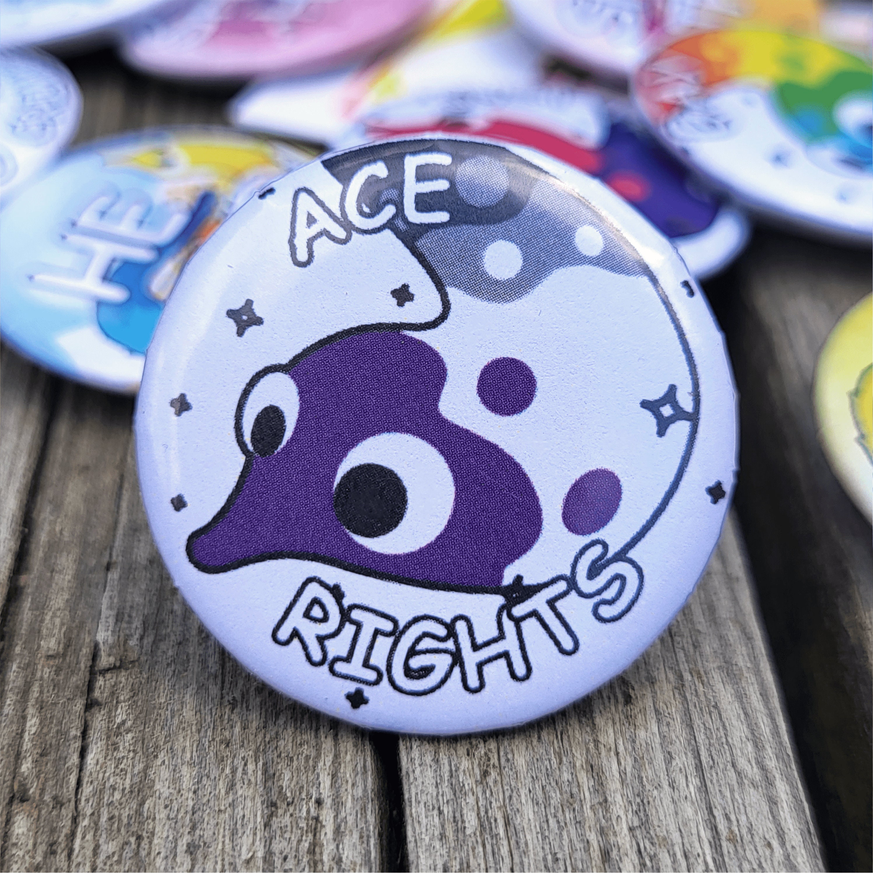 1 Worm on a String Pride Pins - Etsy