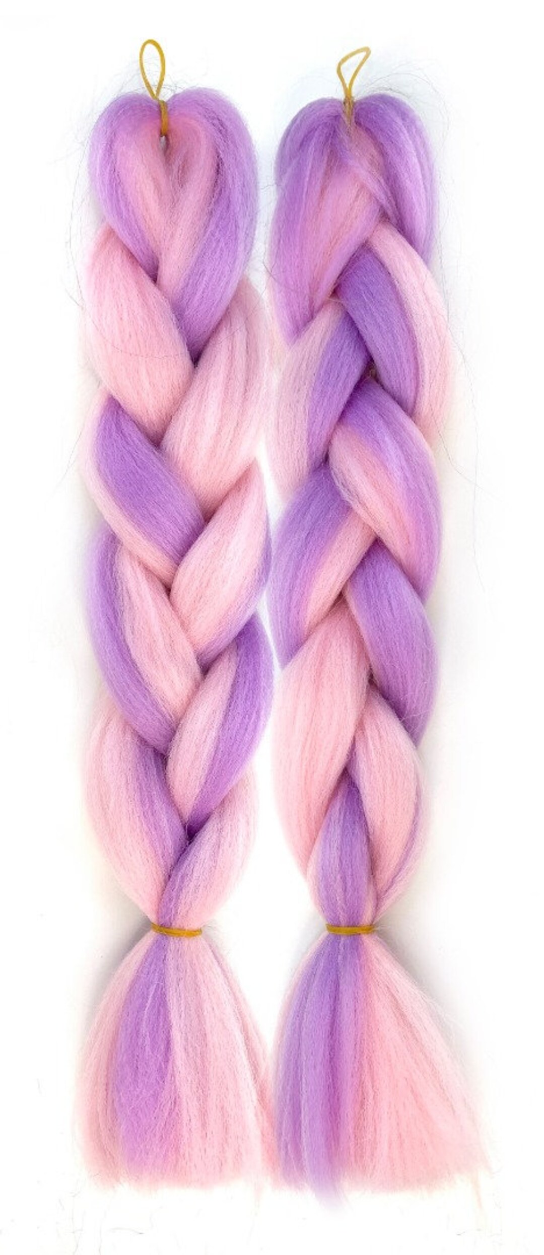 Flamingo & Lavender Twist 24'' Jumbo Africa Braid Hair Extensions ...