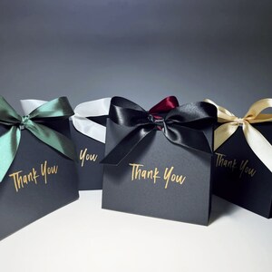 10 20 Pcs Thank You Candy Gift Bags Black Green Bags Thank You in ...