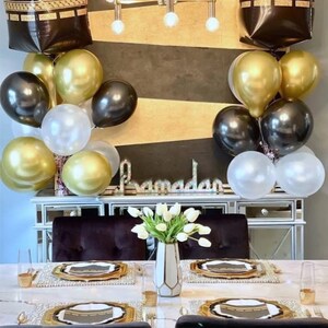 24 Kaaba Hajj Eid Adha Balloon Set Umrah Balloon Celebration Party Gold ...