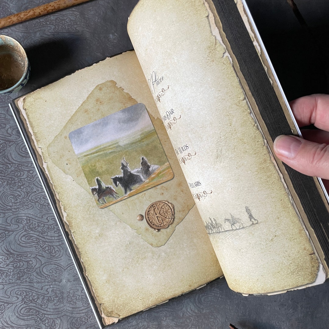 PERSONALIZED FANTASY BOOK, Parchment Page Version, Signed & Inscribed ...