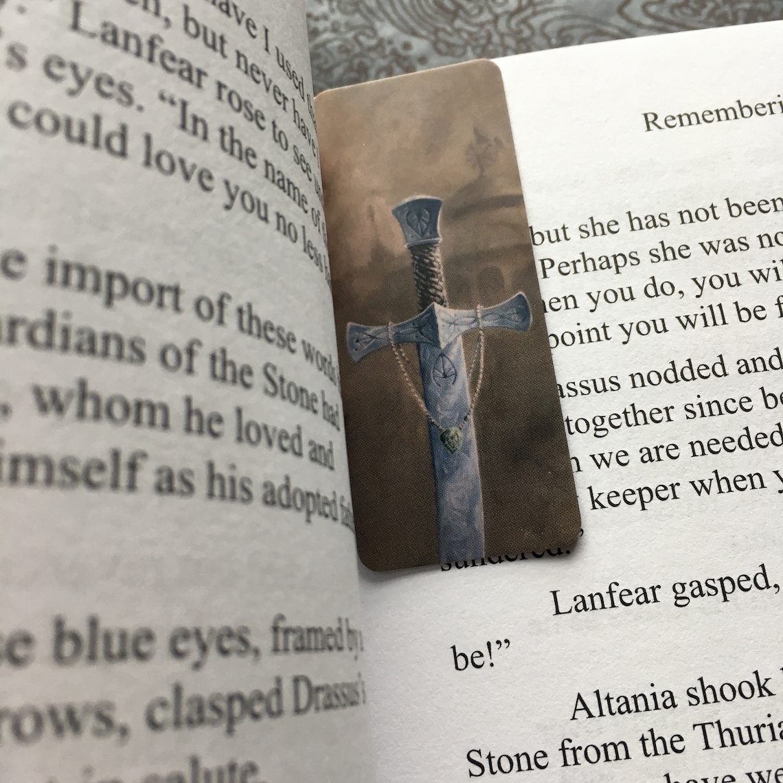 MINI BOOKMARK SET, Sword Image Bookmarks, Fantasy Art, Book Lover Gift ...