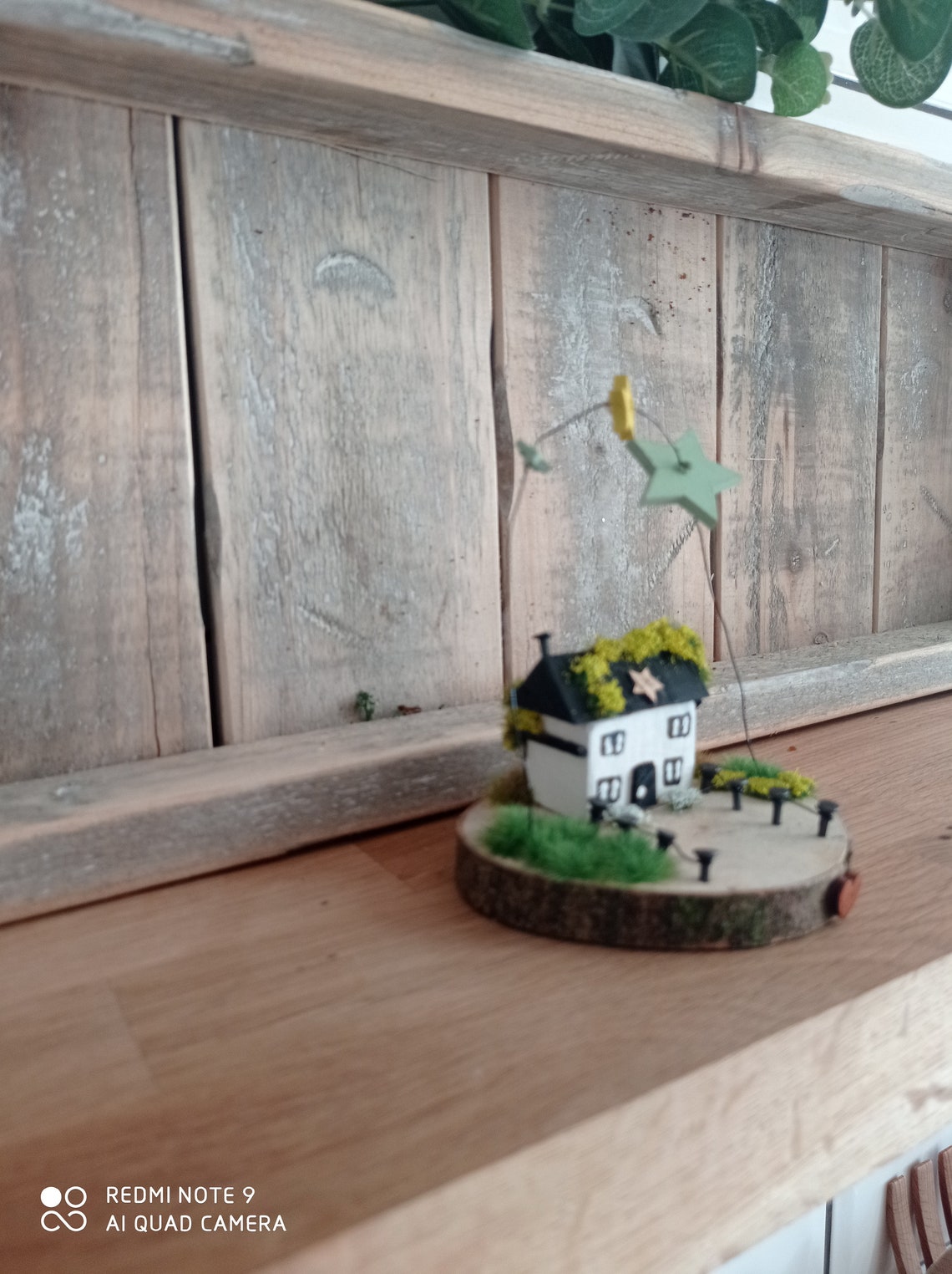 Starry Cottage - Handmade Mini Wooden Rustic House - Etsy