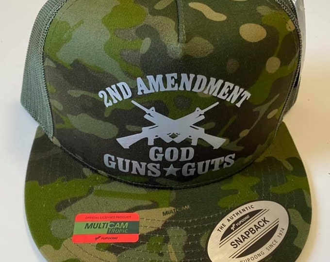 Guns & Coffee Hat, Second Amendment Hat, 112 Richardson Snapback Hat ...