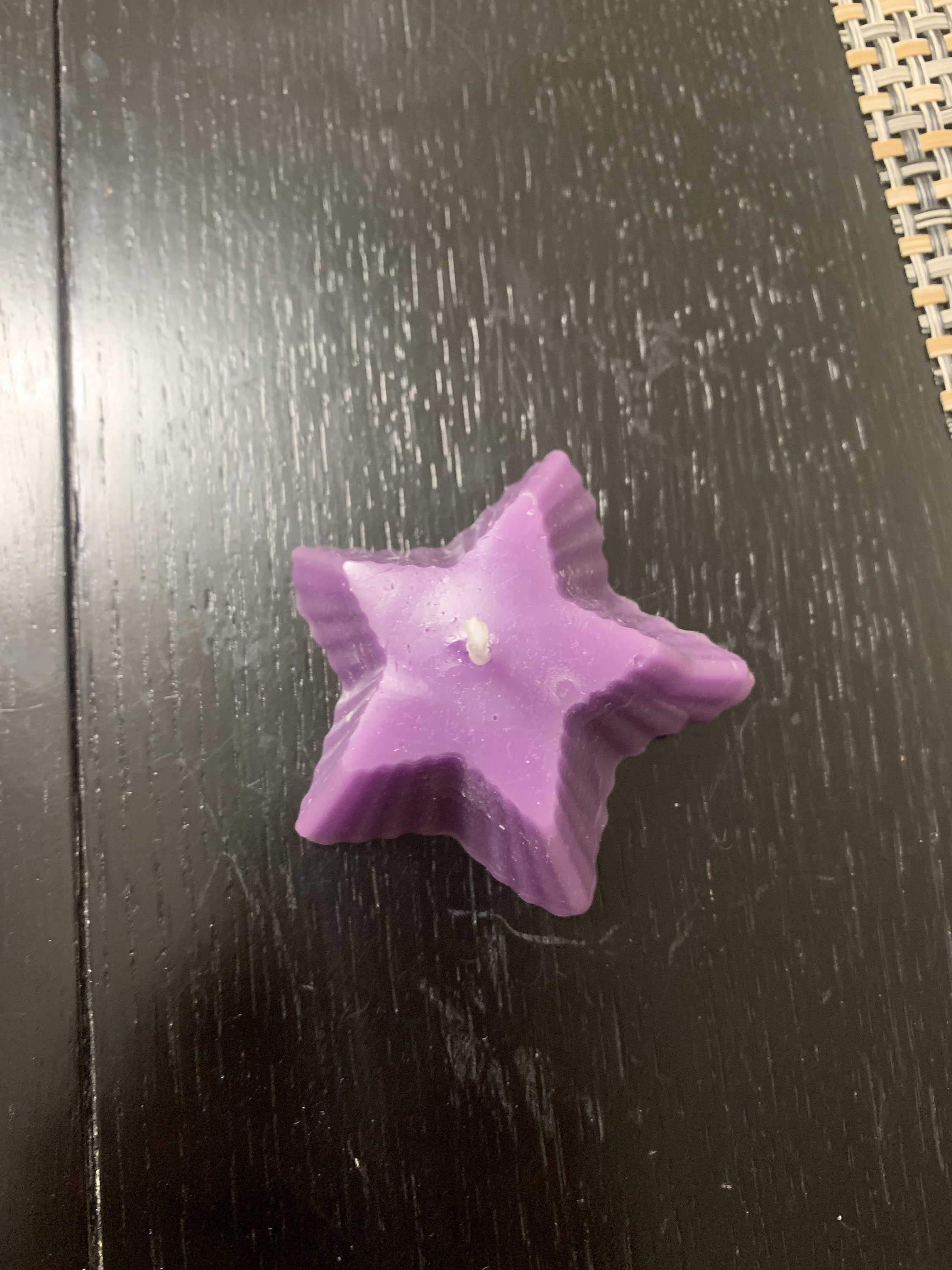 Purple Star Shaped Candle - Etsy