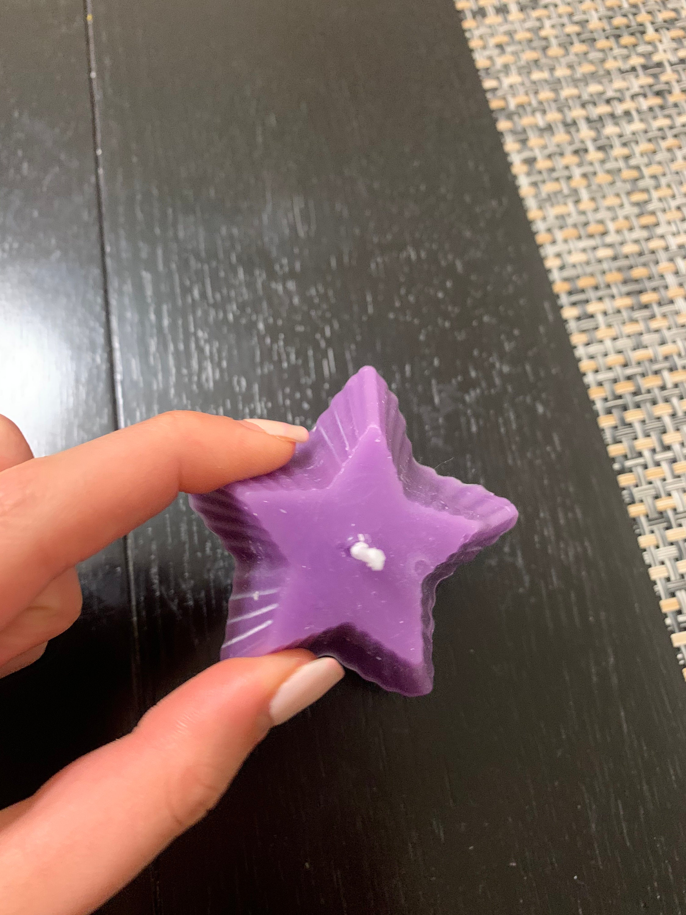Purple Star Shaped Candle - Etsy