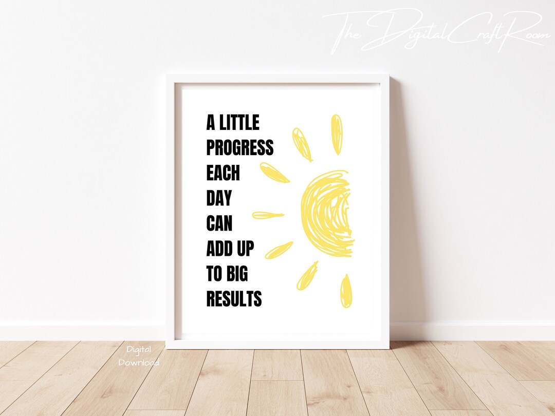 A Little Progress Each Day Can Add up to Big Results, Mental Health ...