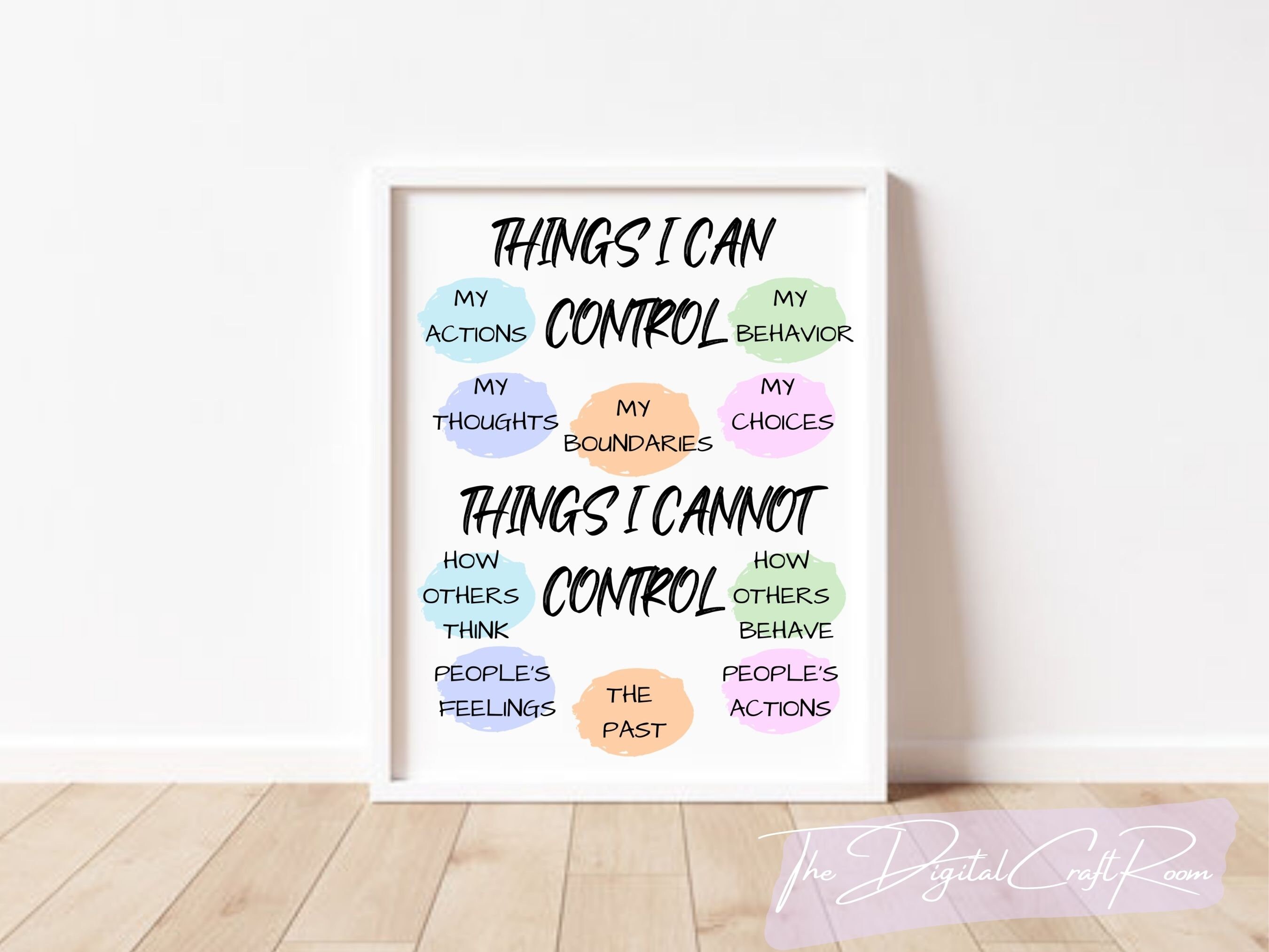 Mental Health Art, Set of 8 Mental Health Counseling Posters, Office ...