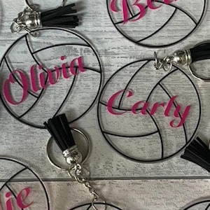 Personalised Netball Keyring / Perfect for Netball Teams - Etsy UK
