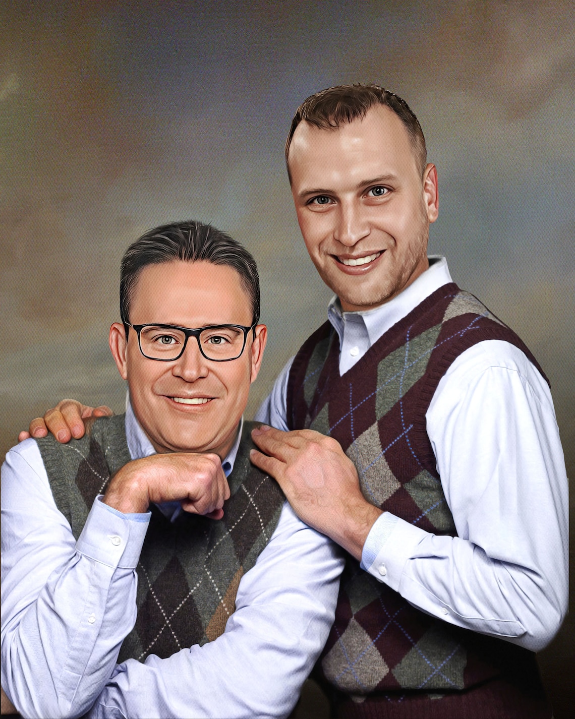 Step Brothers Family Portrait Funny Portrait Family Gift - Etsy