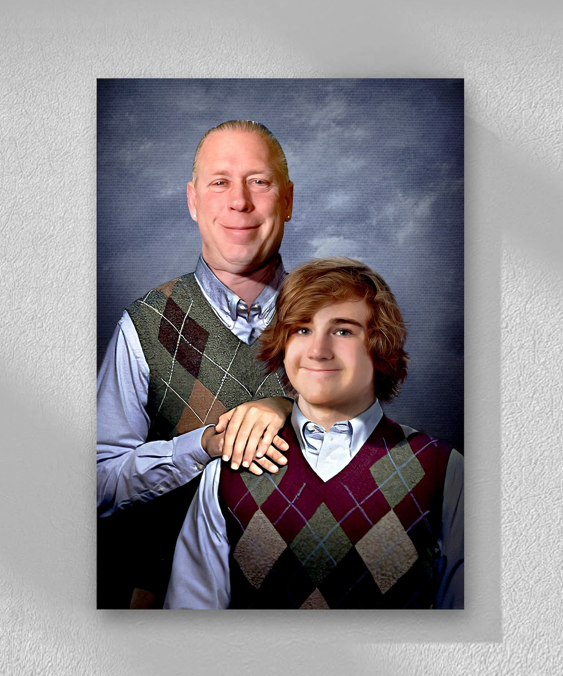 Step Brothers Family Portrait Funny Portrait Family Gift | Etsy UK