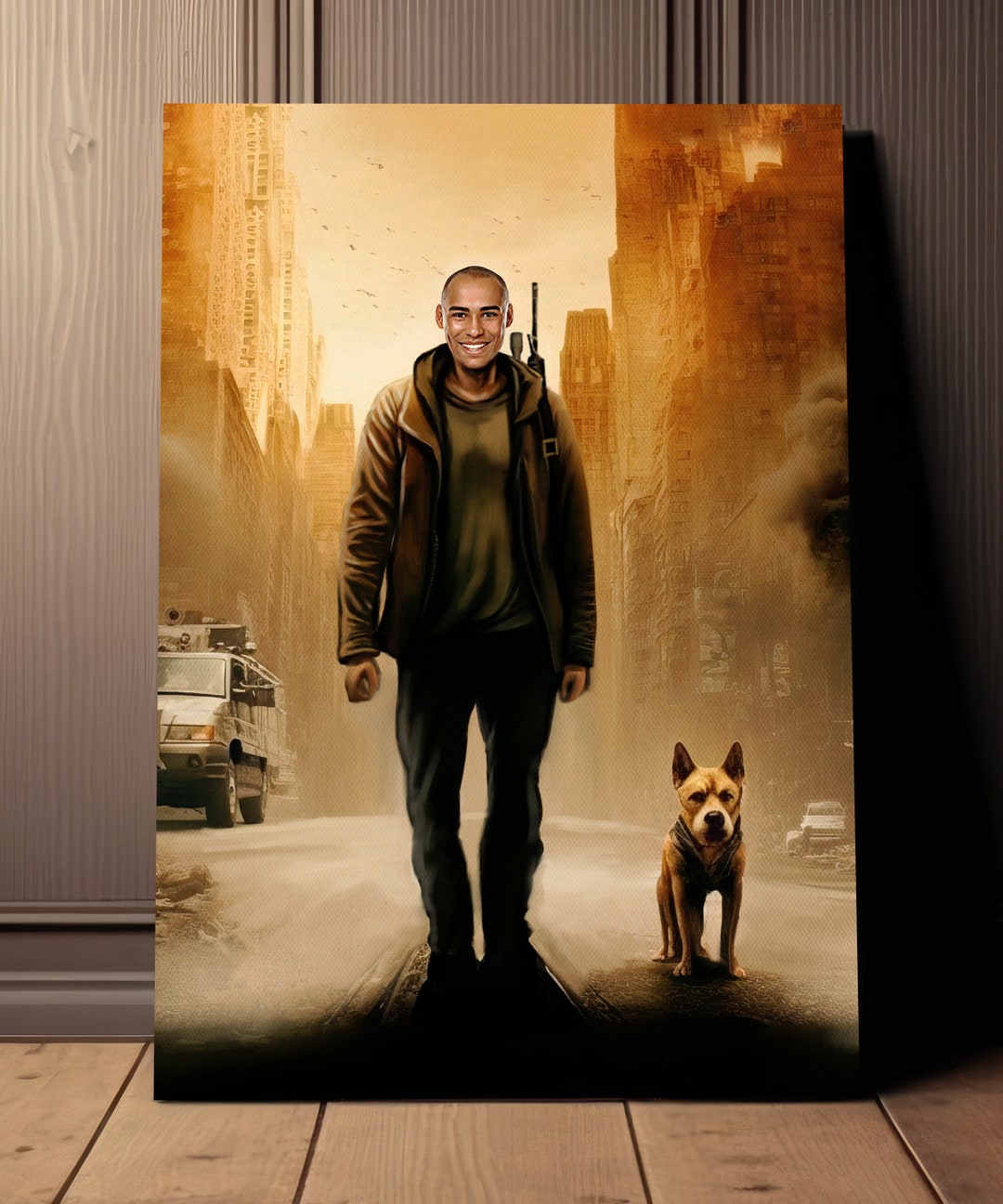 Custom "i Am Legend" Movie Portrait | Personalized Gift for Mom - Etsy