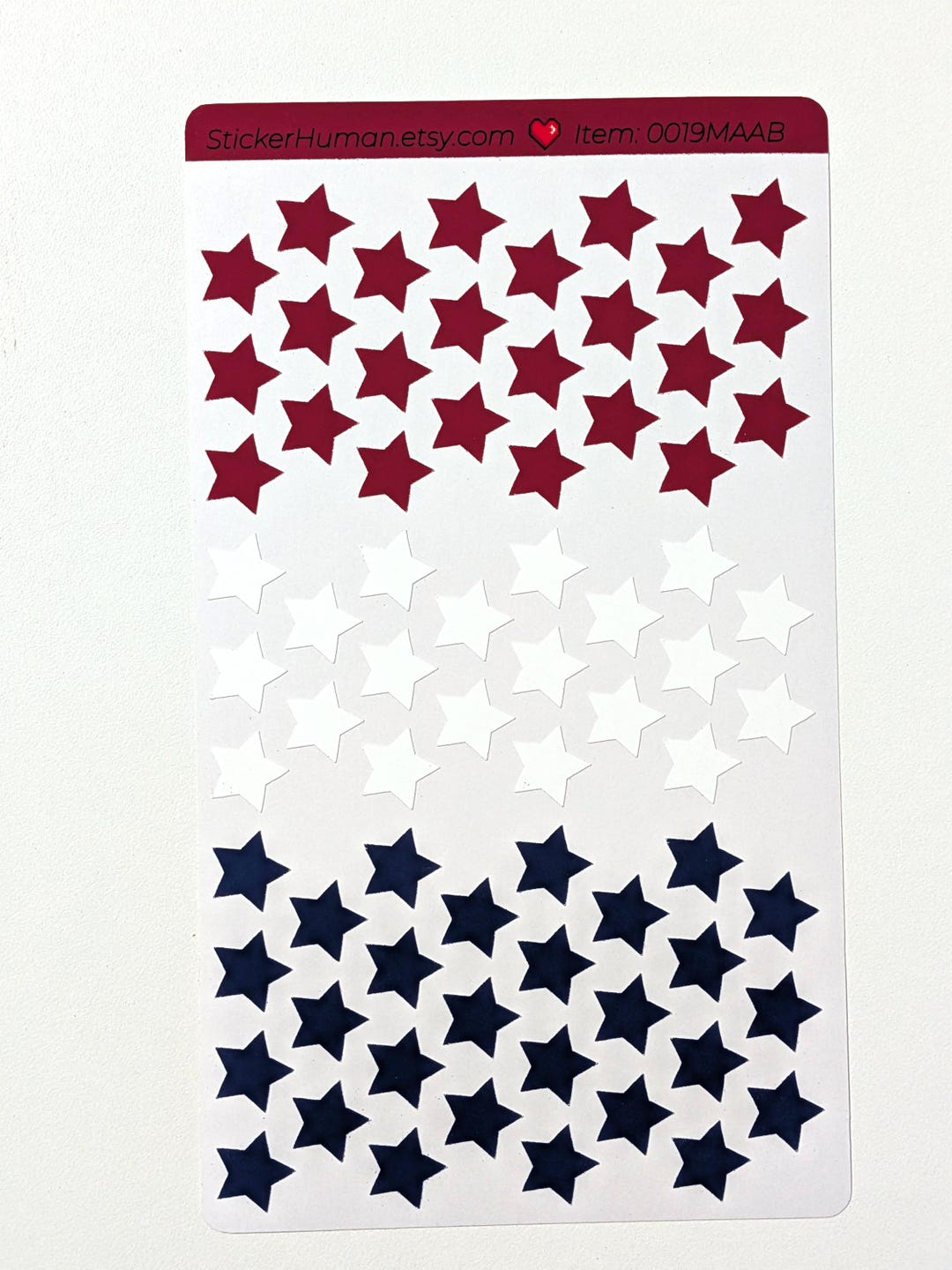 USA Star Stickers / Red White Blue / Colorful / Journals / Notebooks ...