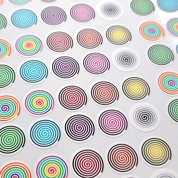 Optical Illusion Stickers - Etsy