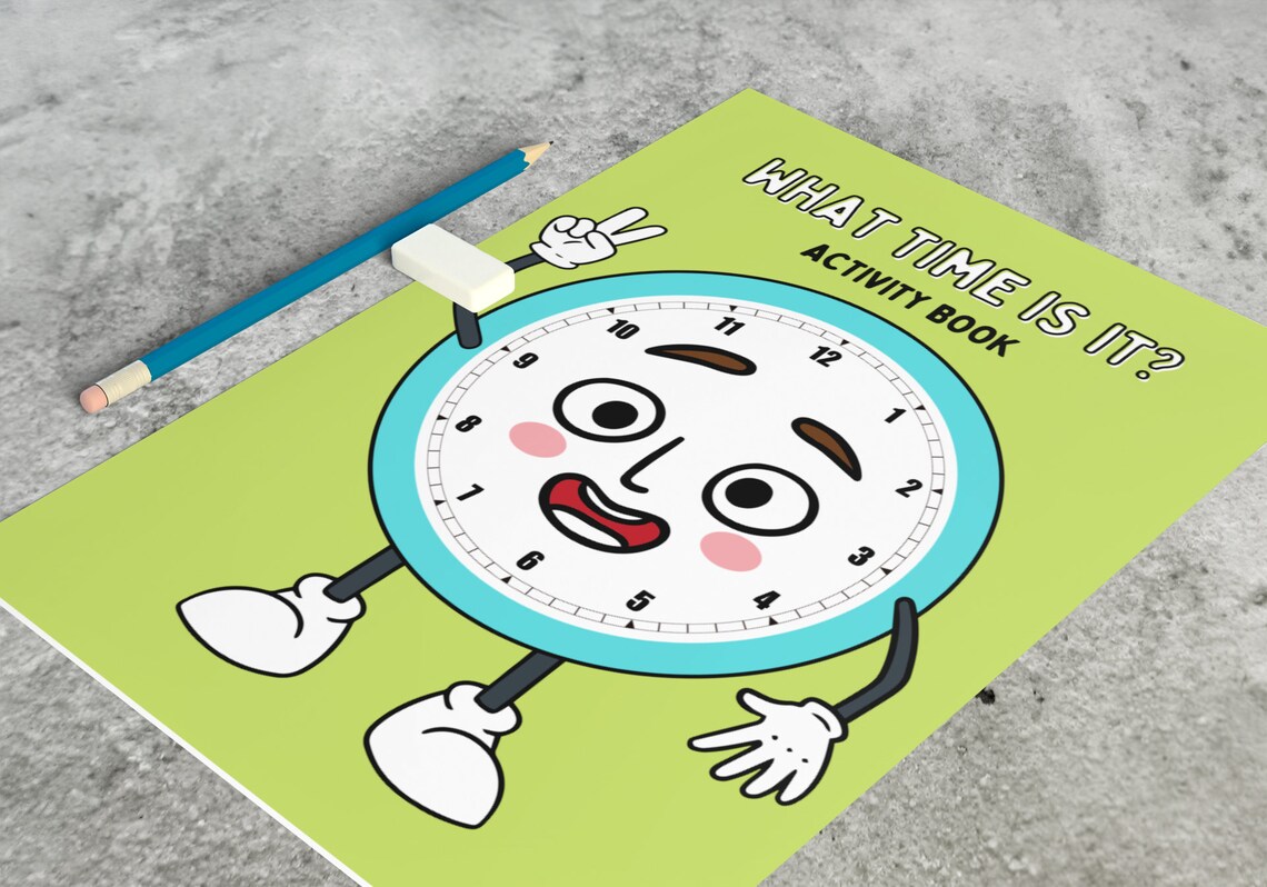 What Time is It, 1st Grade Book what Time is It Learn Time Analog Clock ...