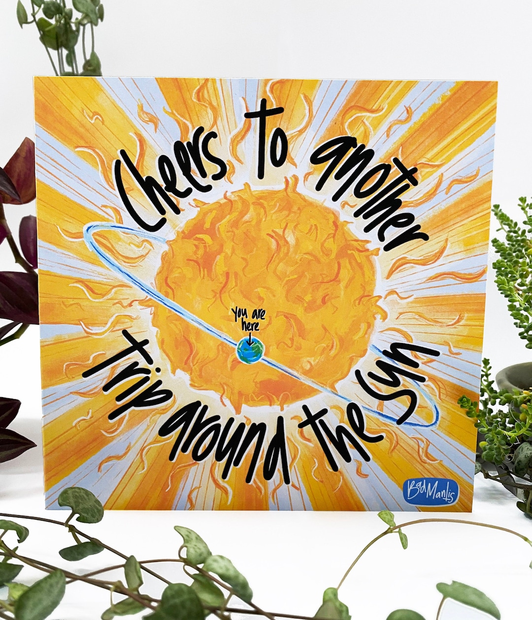 Cheers to Another Trip Around the Sun - Birthday Card - Etsy